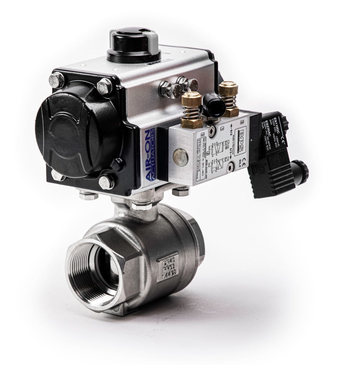 Pneumatic ball valves